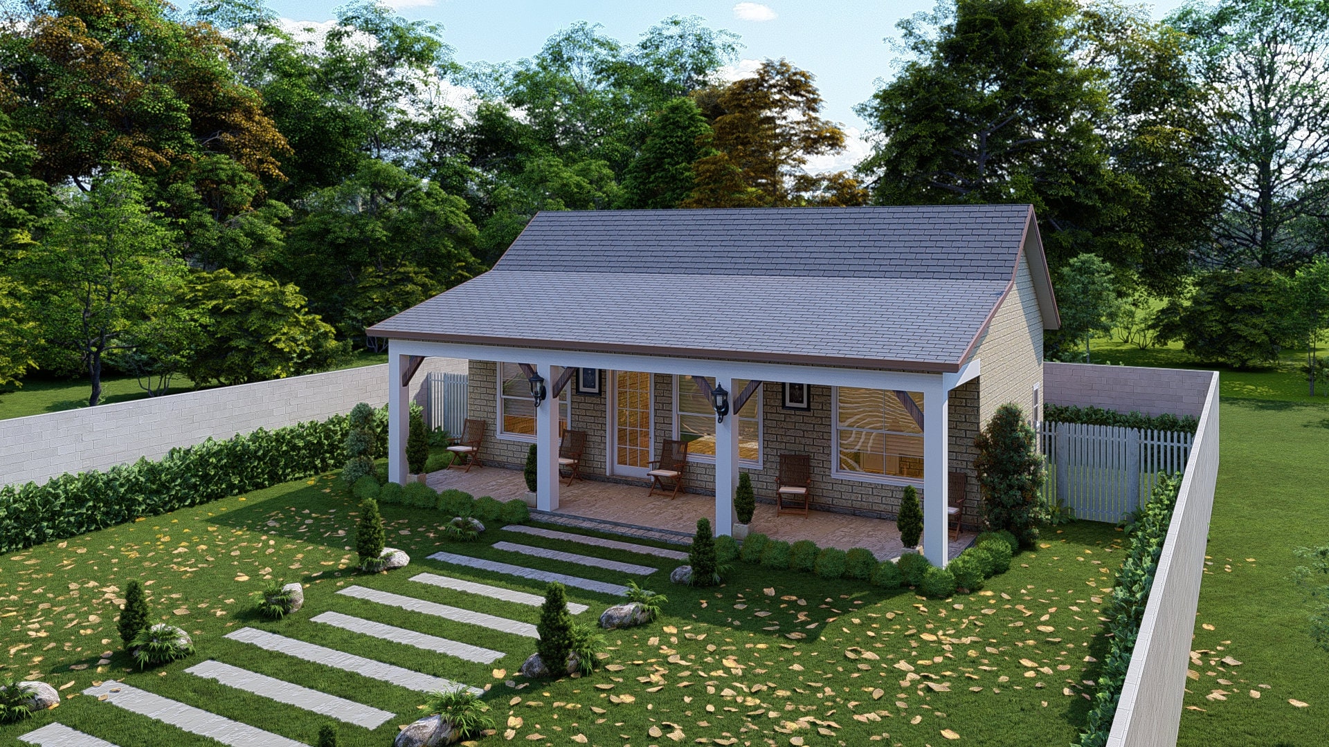 Modern Farmhouse Plans 2 Bedroom & 2 Bathroom With Free - Etsy