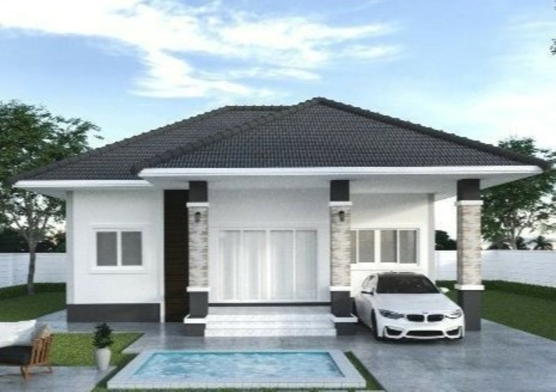 Custom Modern House Plans Home Floor Plans Cabin Cottage | Etsy