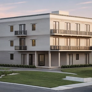 Custom 10 Unit Apartment Complex Plan With Valuable CAD File - Etsy