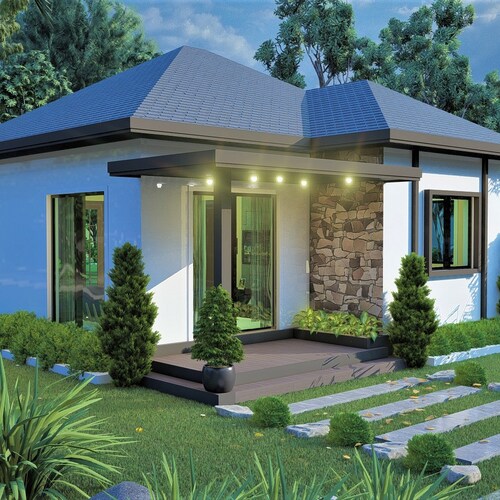 24x24 House 2-bedroom 1.5-bath 1059 Sq Ft PDF Floor - Etsy