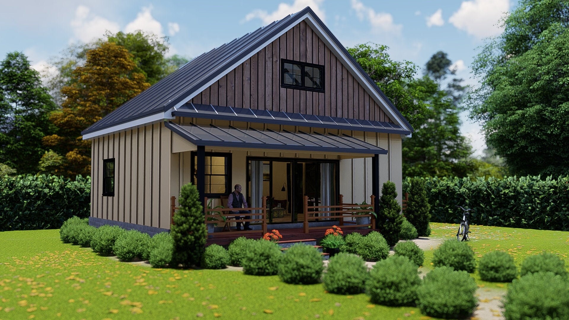 Custom 790 Sq.ft Farmhouse Plans 2 Bed Room & 1 Bath Room - Etsy