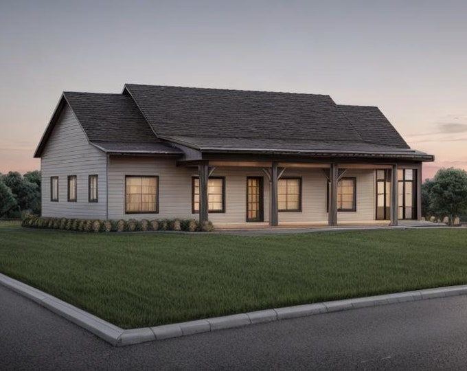 Custom Modern House Plans & 2D-3D Architectural Visualization Services ...