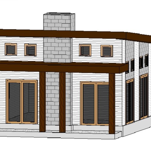 Custom Modern House Plans Home Floor Plans Cabin Cottage - Etsy