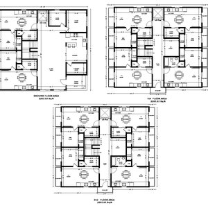 Custom 10 Unit Apartment Complex Plan With Valuable CAD File - Etsy