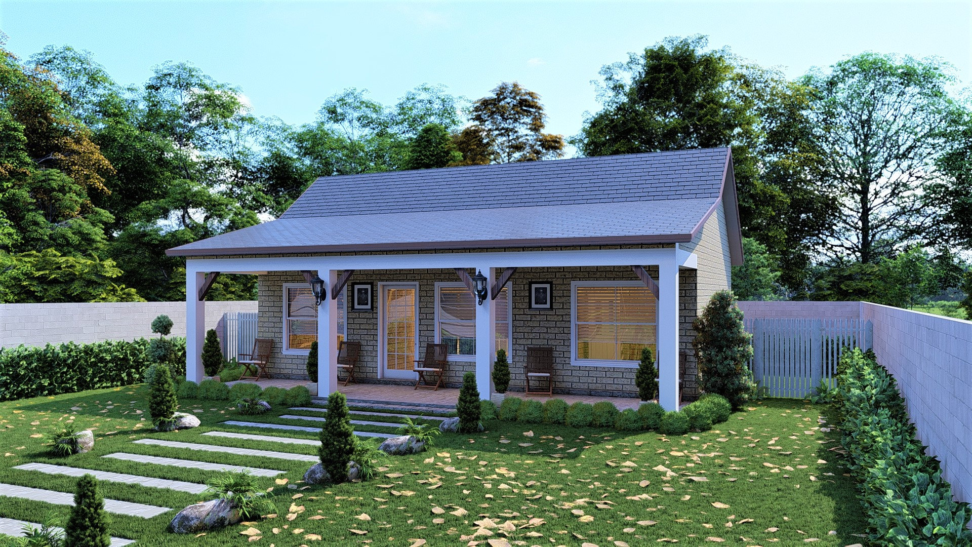 Modern Farmhouse Plans 2 Bedroom & 2 Bathroom With Free - Etsy