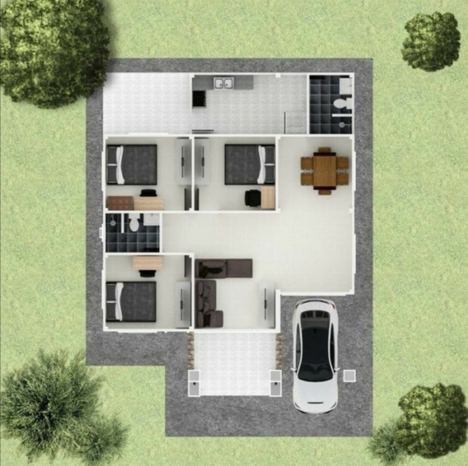 Custom Modern House Plans Home Floor Plans Cabin Cottage | Etsy