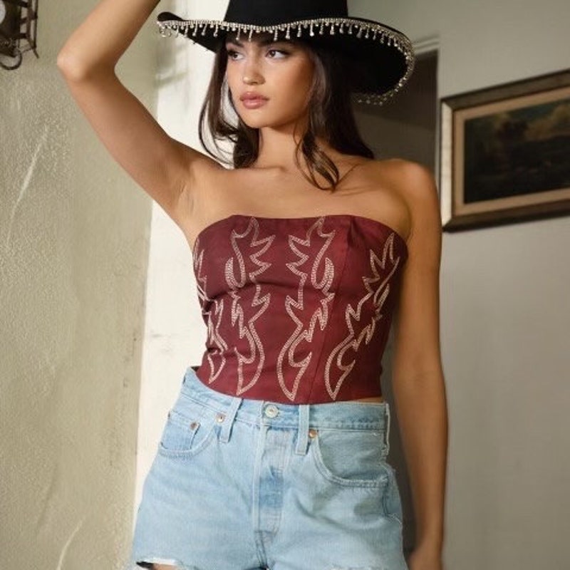 Unique Western Corset - Etsy