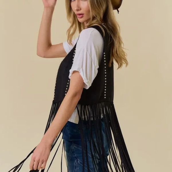 Fringe Vest - Etsy