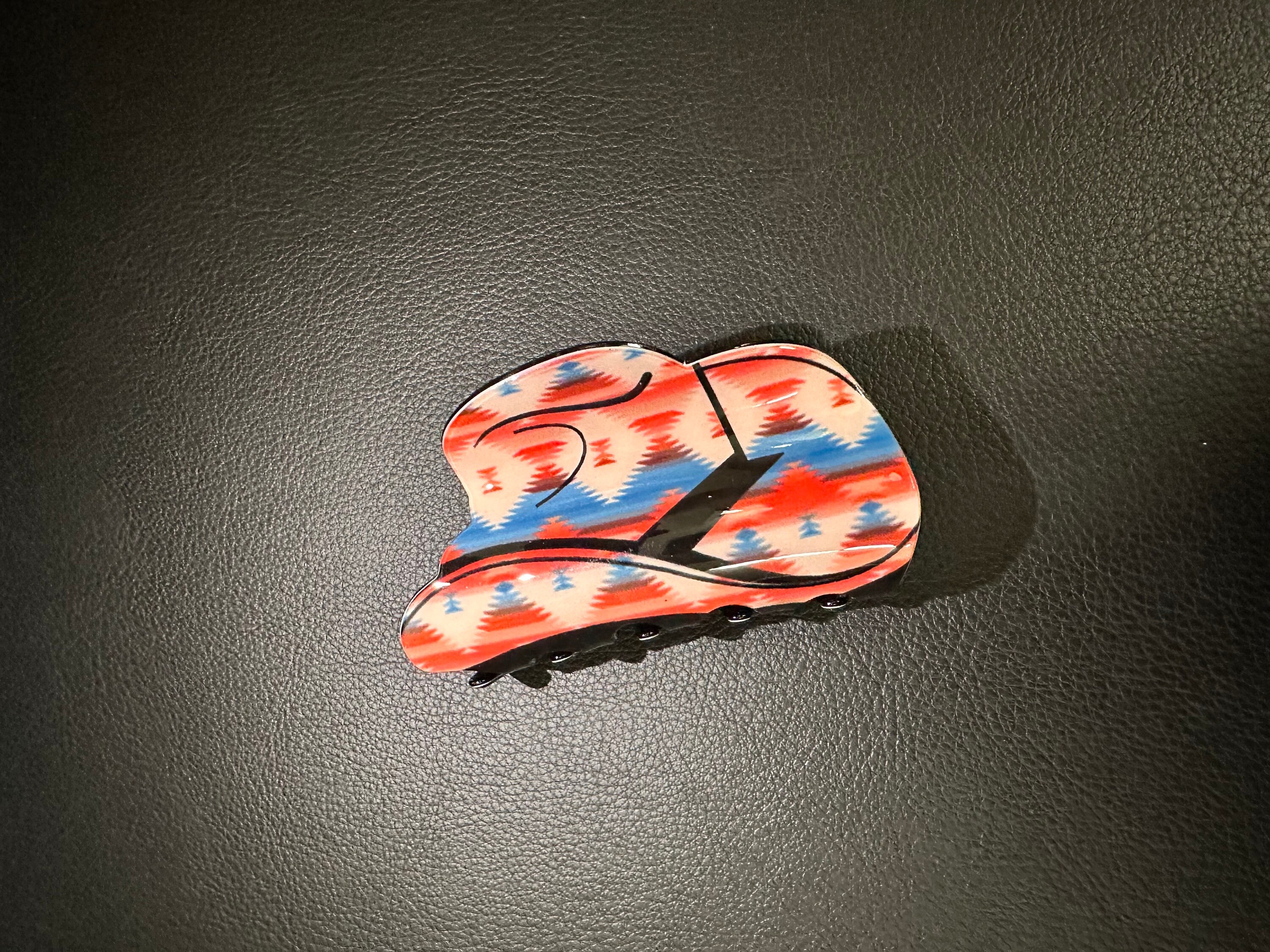 Cowgirl Hair Clip, Hair Claw, Cowboy Hair Clip, Western Hair Claw ...