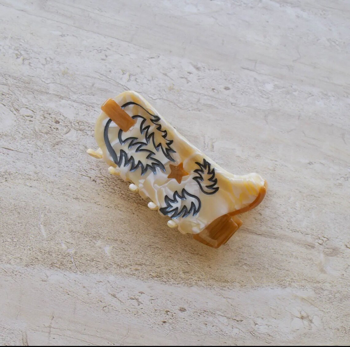 Cowgirl Boot Hair Clip, Hair Claw, Cowboy Boot Hair Clip, Western Boot ...