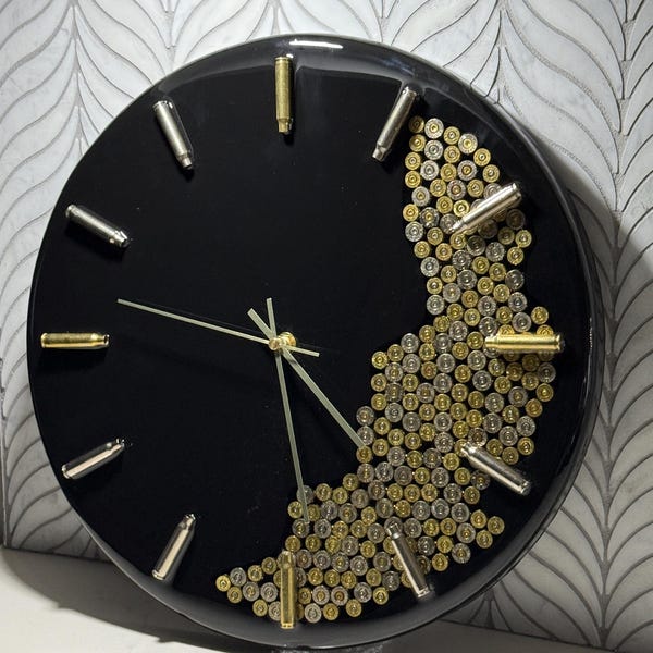 Bullet Clock - Etsy