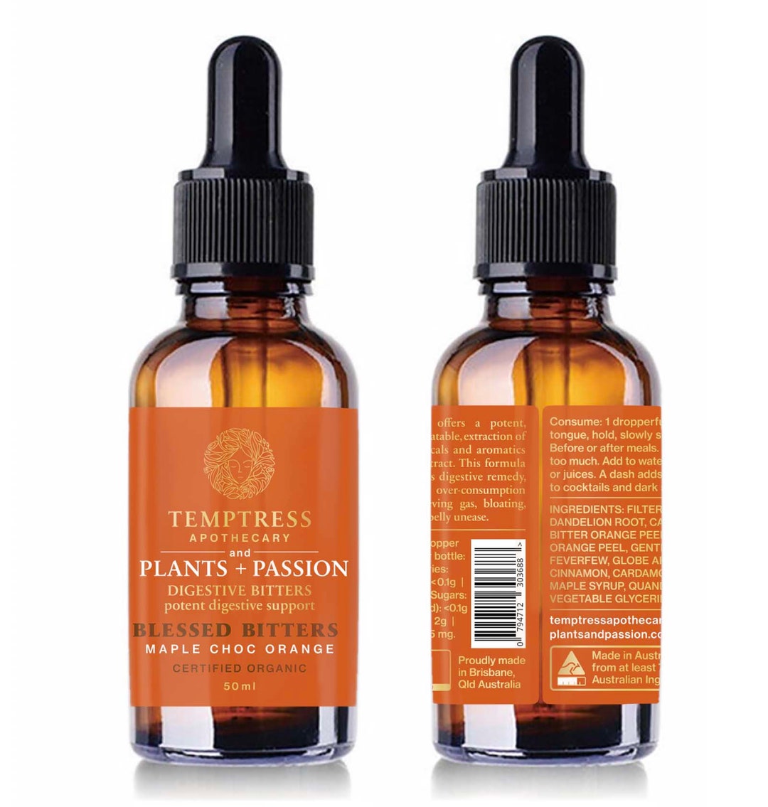 Blessed Bitters – Choc-orange Digestive Bitters - Etsy