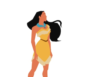 Pocahontas vector | Etsy