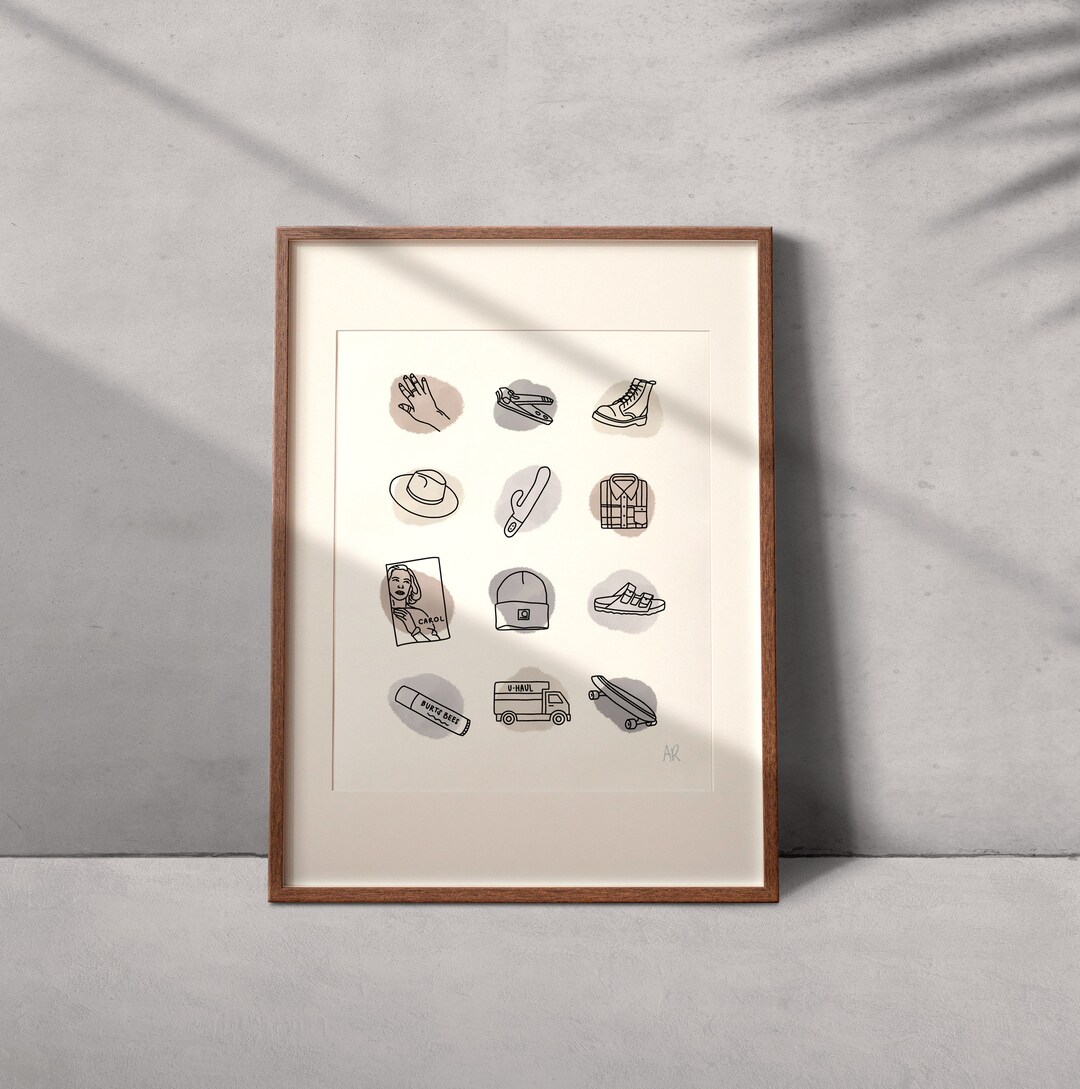 Queer Things Print, Queer Inclusive, High Quality Watercolor Artwork ...