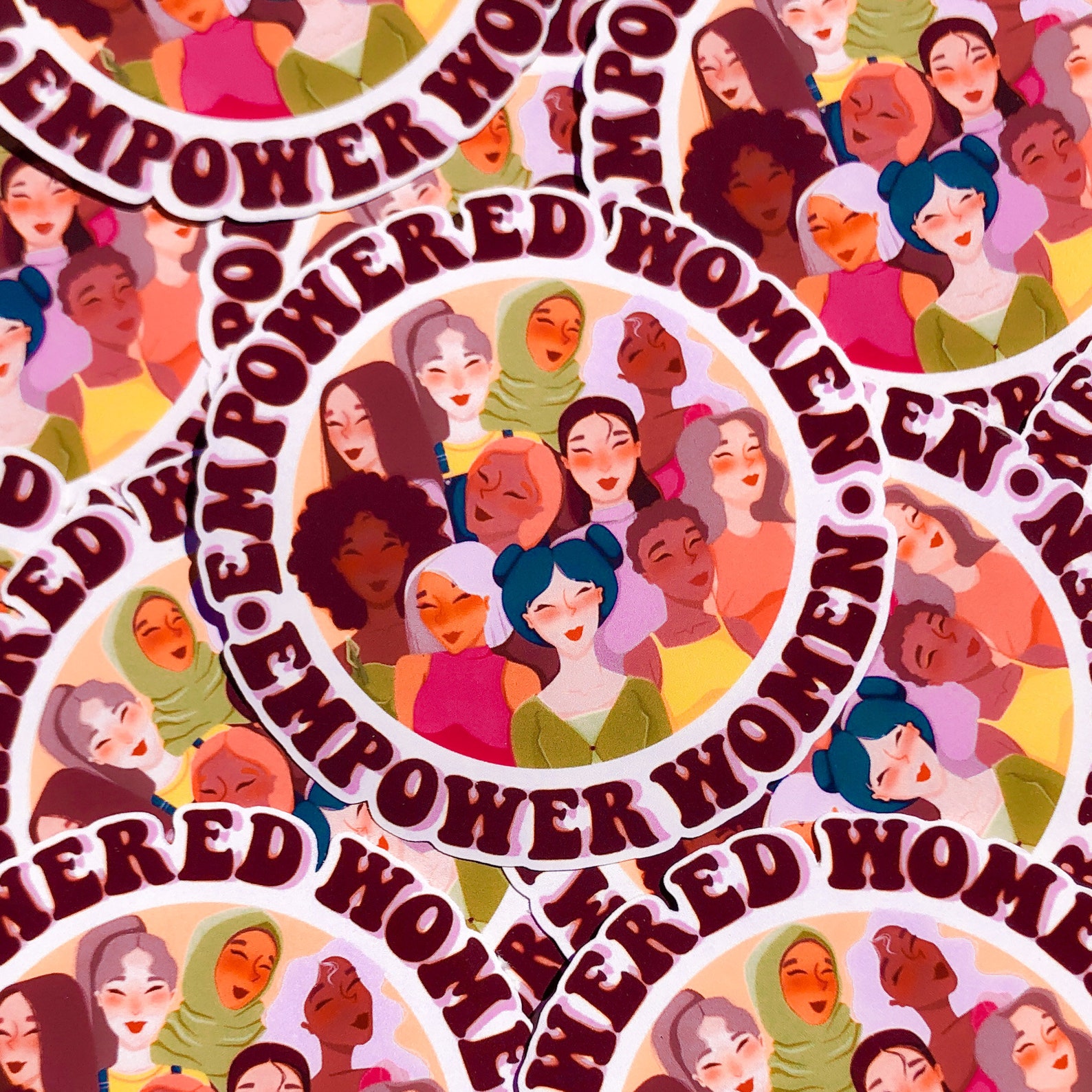 Empowered Women Empower Women Sticker Feminist Sticker for | Etsy