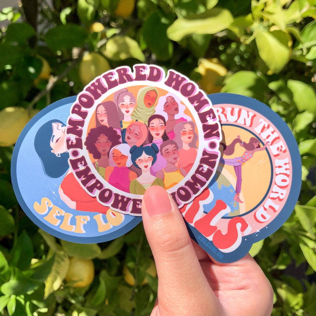 FEMINIST STICKER PACK | Illustrated Feminist Gift, Girl Power Decal ...