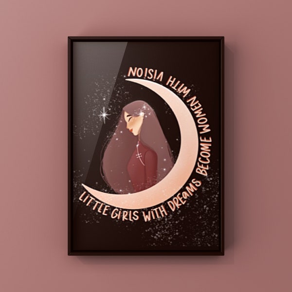 Little Girls With Dreams Become Women With Vision Poster - Etsy