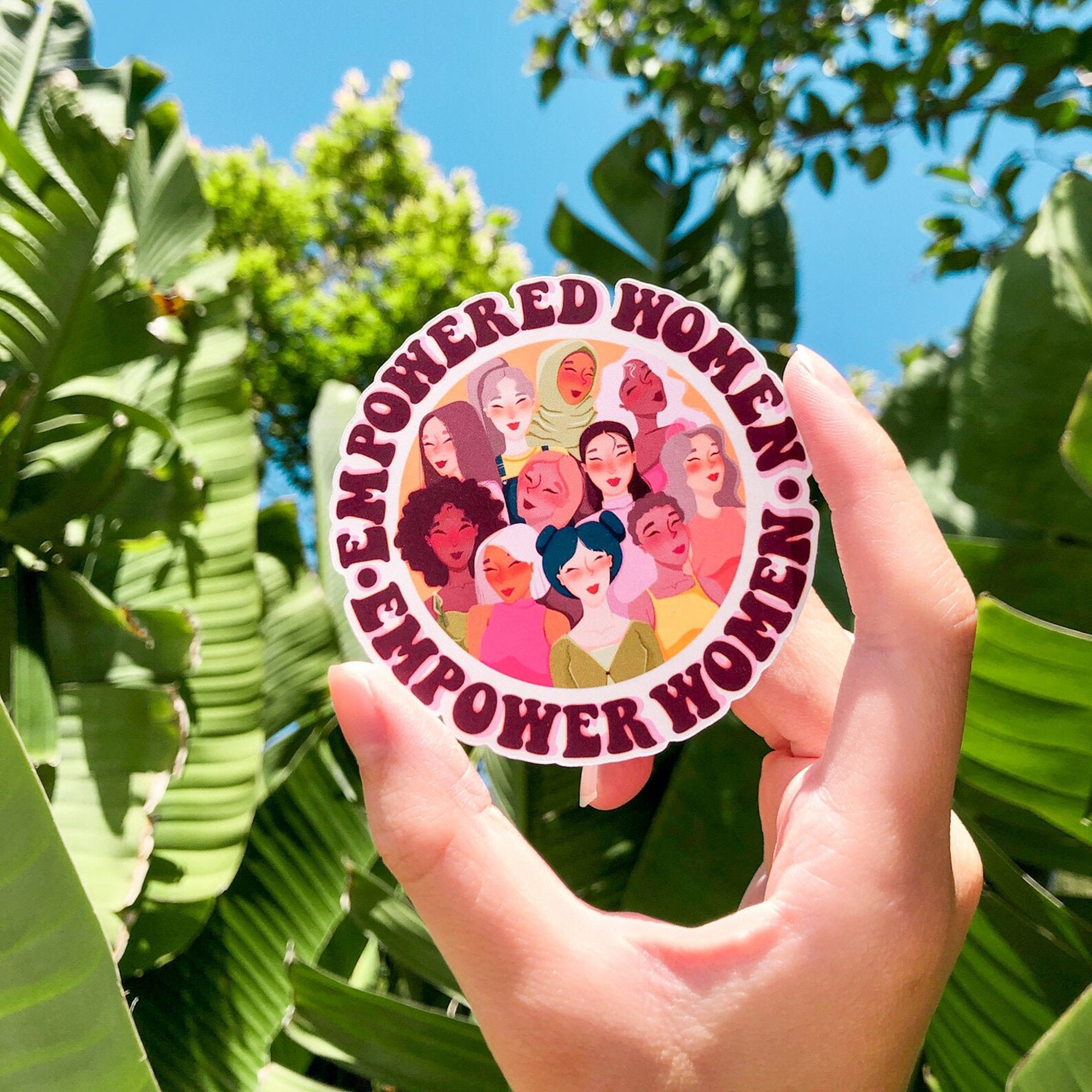 Empowered Women Empower Women Sticker Feminist Sticker for | Etsy