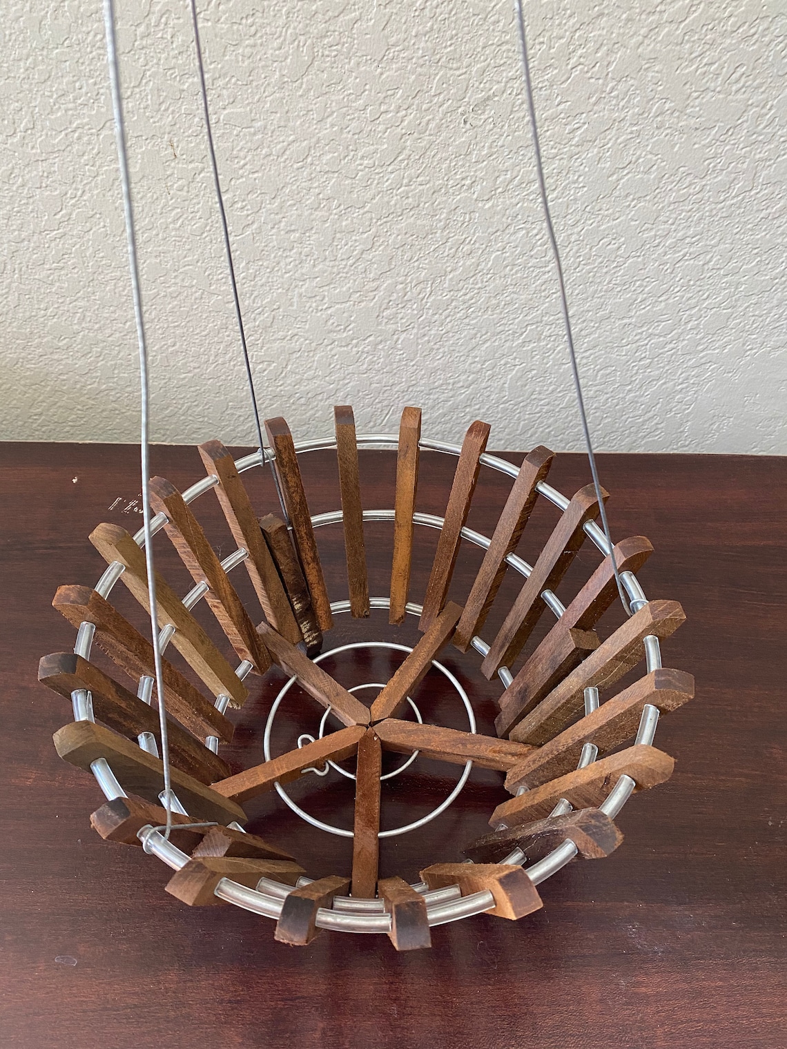 Set of 2 Handmade 11-inch Wooden Orchid Baskets With 2 - Etsy