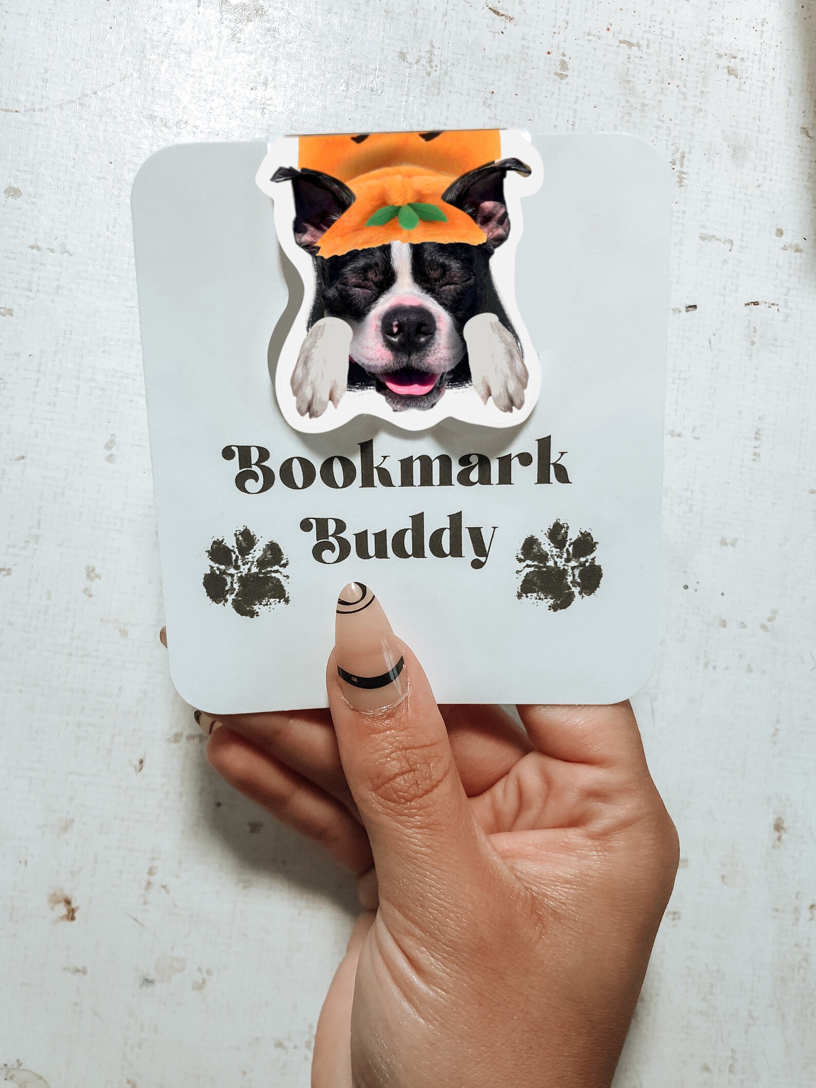 Custom Pet Bookmark Dog Cat for Men for Women Personalized Magnet From ...
