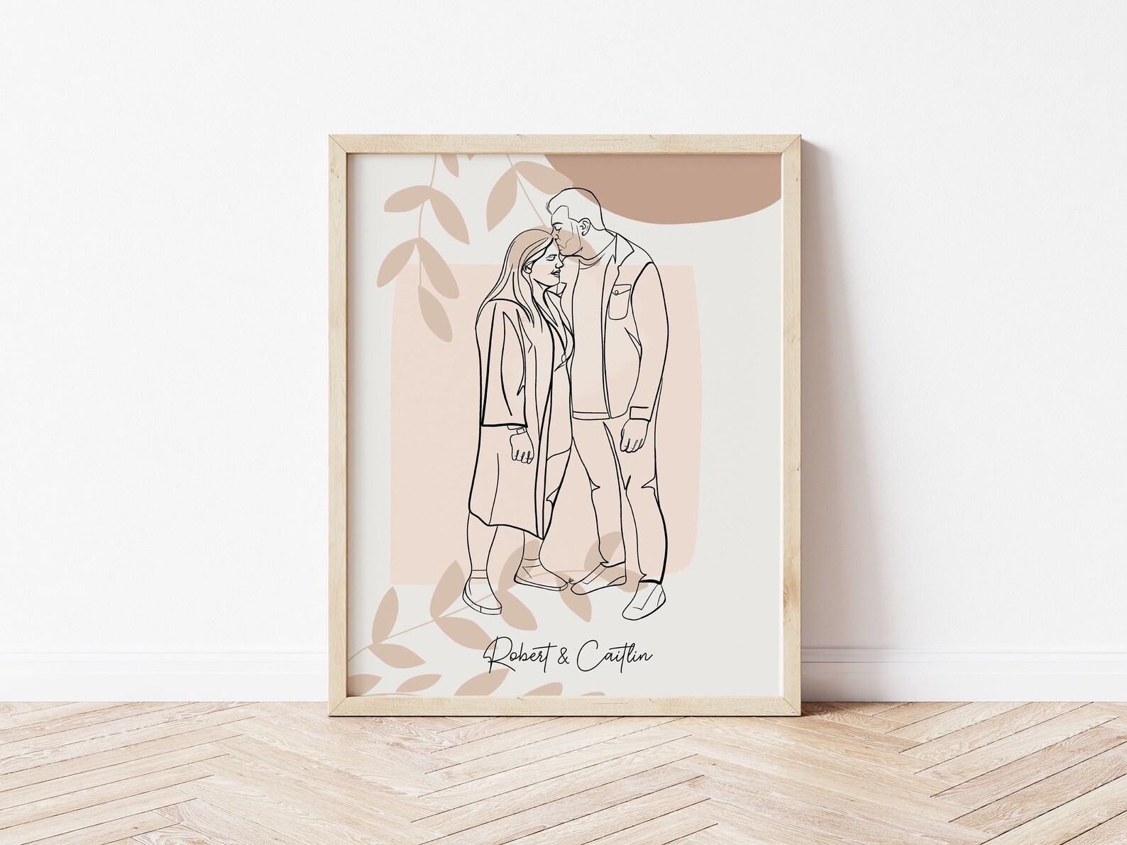 Custom Portrait Couples Line Drawing,line Art,gift for Boyfriend, for ...