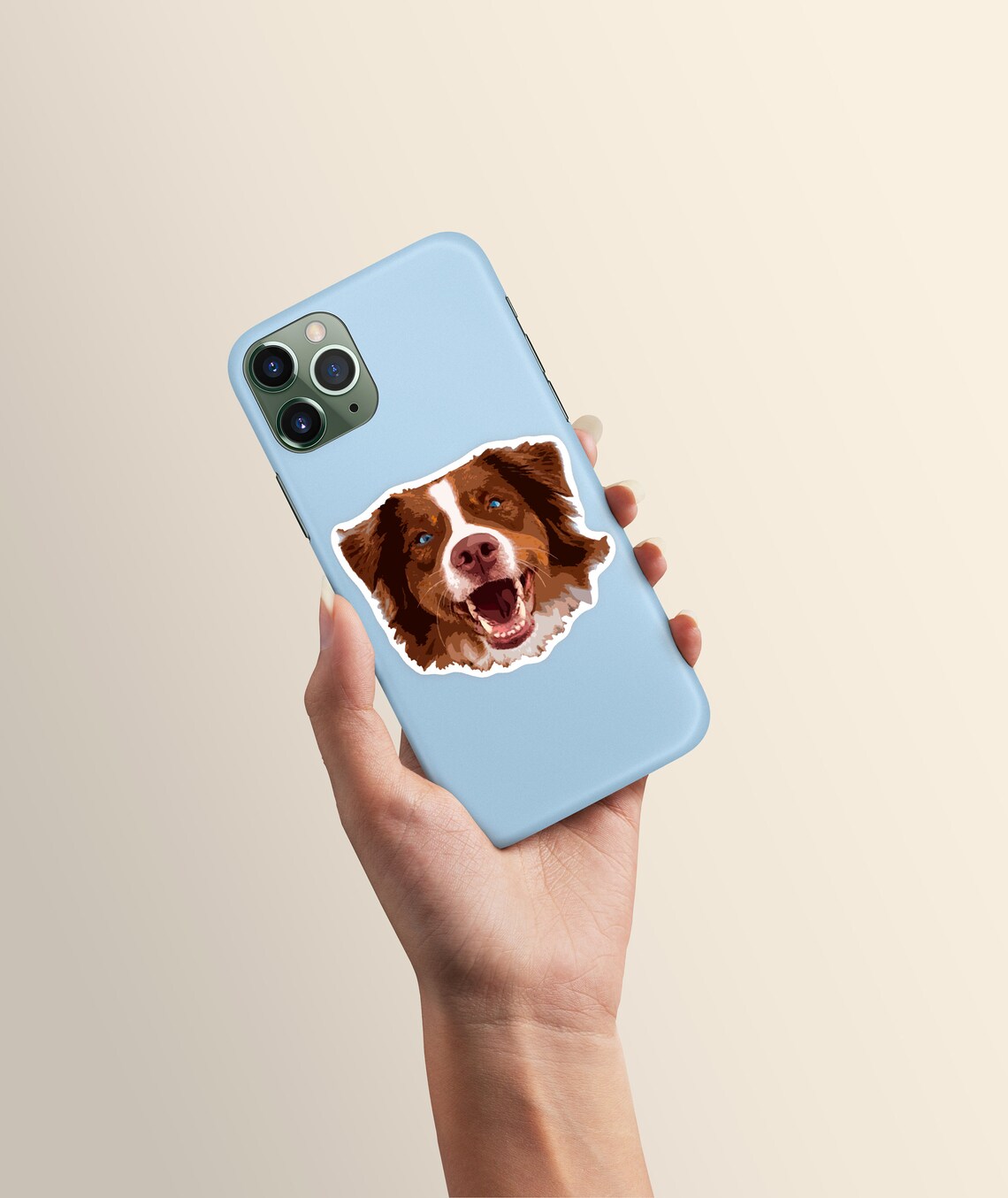 Custom Illustrated Pet Sticker, Custom Dog Sticker, Custom Cat Sticker ...