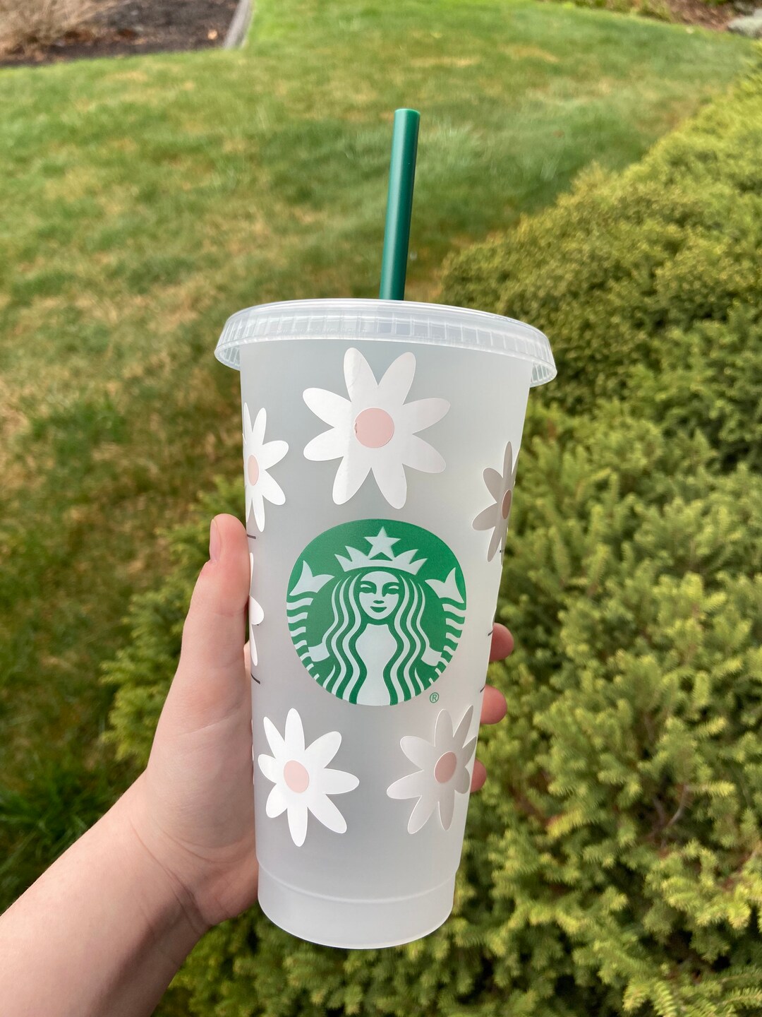 Customizable Daisy Starbucks Cold Cup - Etsy
