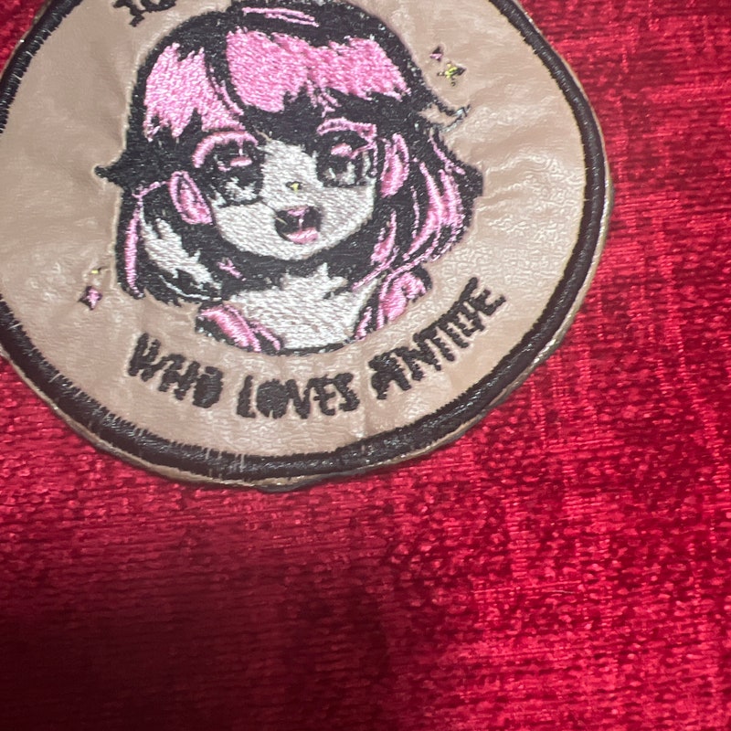 Cute Anime Girl Patch - Etsy
