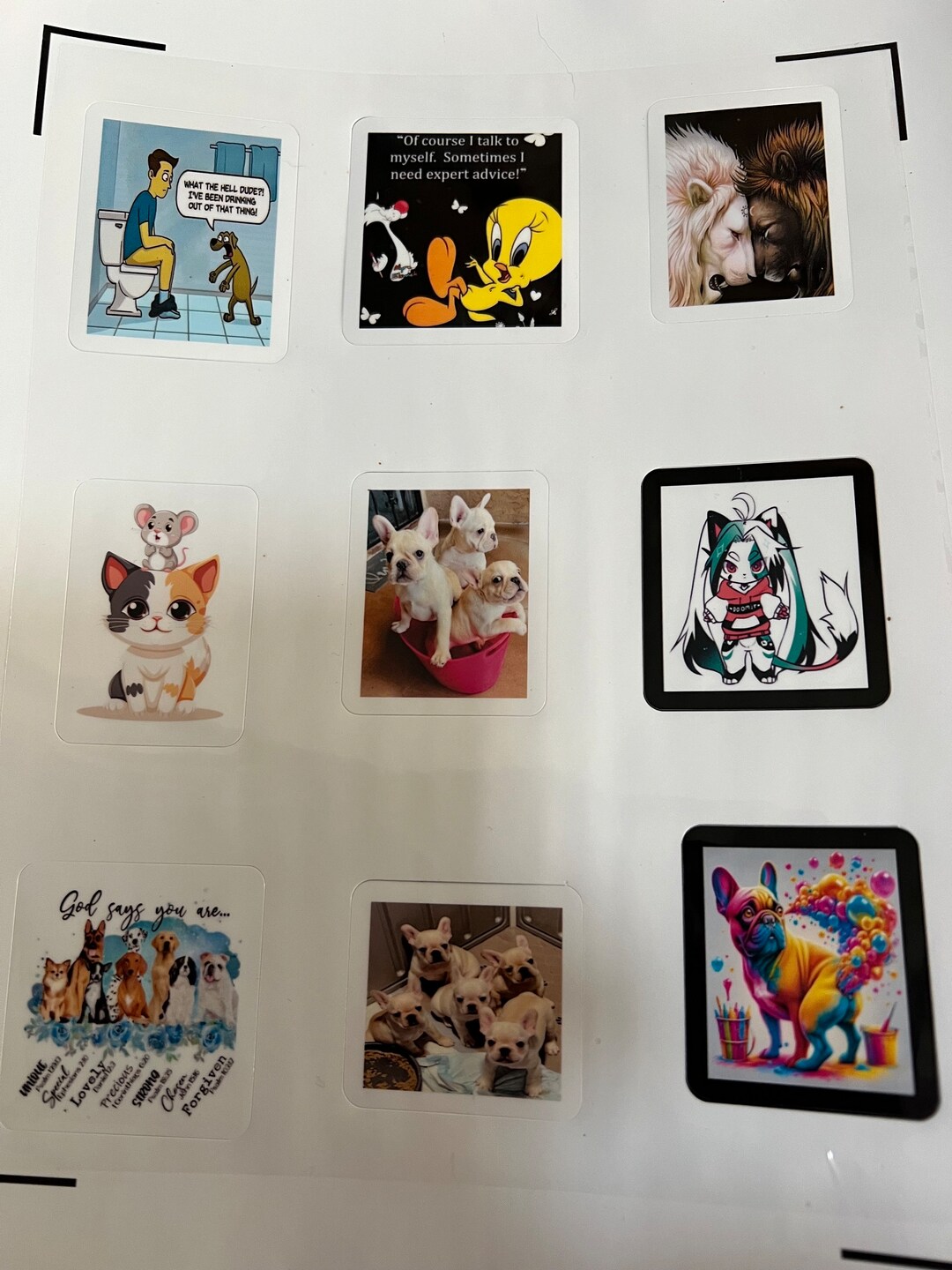 Awesome Lamenated Fun Sticker Sheets - Etsy