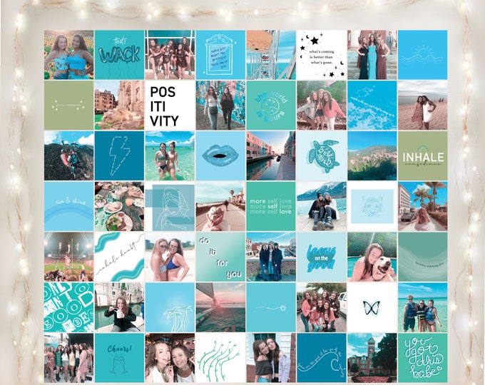 Personalized Wall Collage Kit Preset Cool Beach Aesthetic Trendy