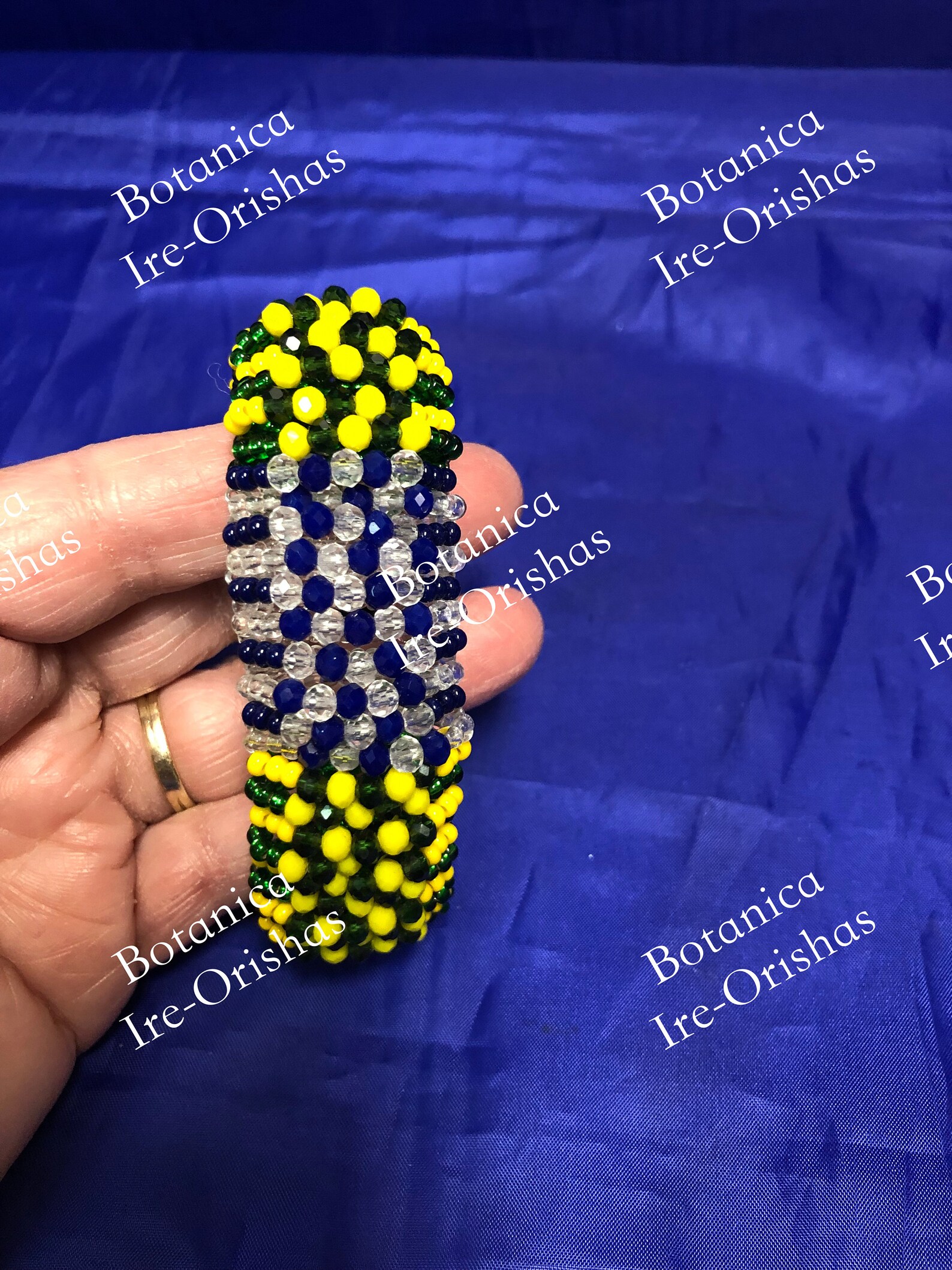 Ide Ilde De Orula Con Yemaya Jemaya En Cristal Glass Fino - Etsy