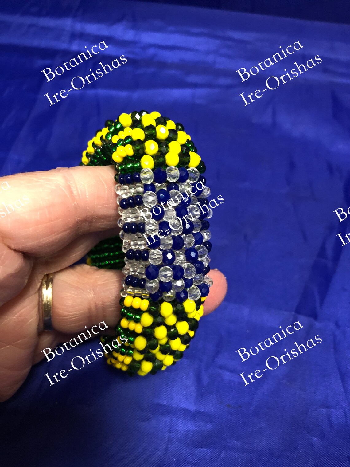 Ide Ilde De Orula Con Yemaya Jemaya En Cristal Glass Fino - Etsy