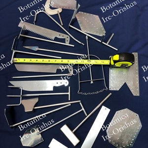 Herramientas De Ogun Oggun Guerrero Cabezero Religion Yoruba Ifa ...