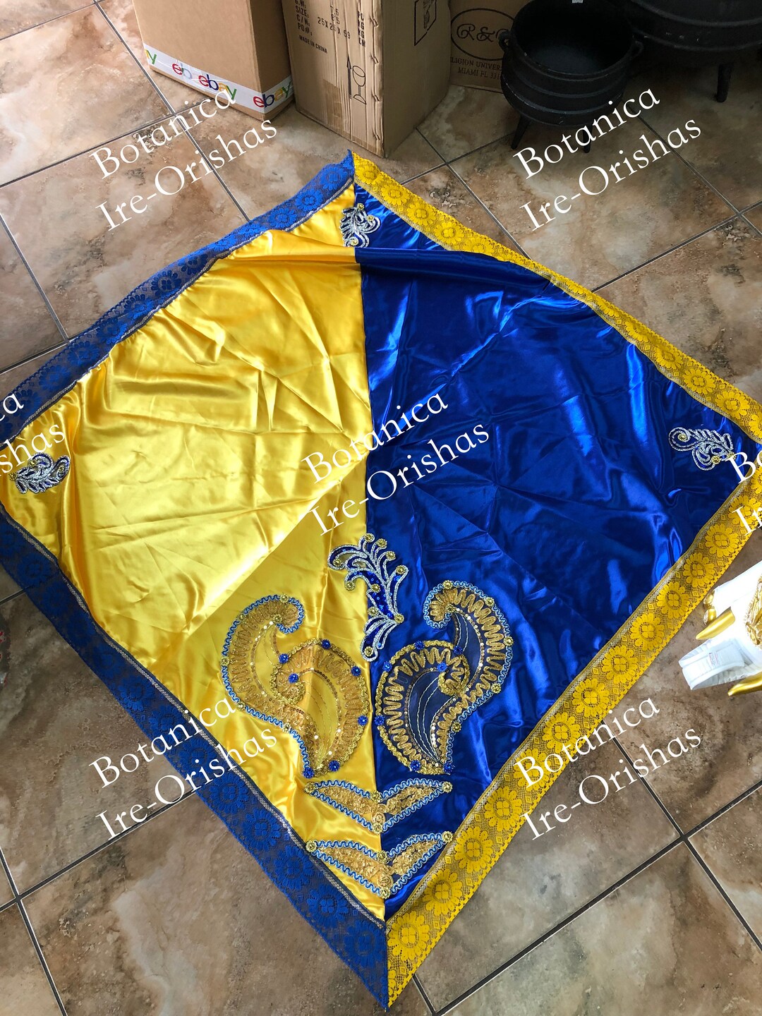 Pañuelo Panuelo De Oshosi Ochosi O 2 Aguas Religion Yoruba Ifa Santeria ...