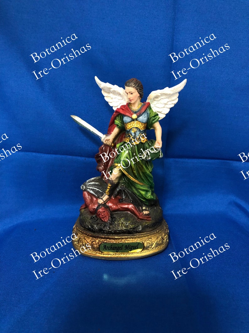 ESTATUA STATUE San Miguel Arcangel 5" Religion Yoruba IFA - Etsy