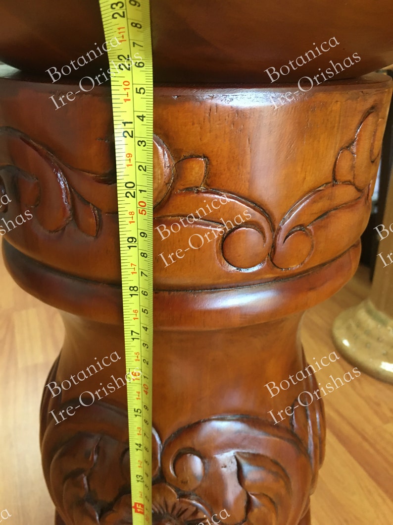 JUEGO SET Pilon Y Batea De Shango Chango Madera Tallado OAK - Etsy