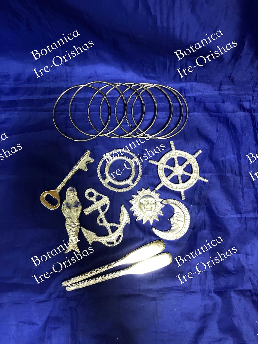 Herramienta Tools of Yemaya Religion Yoruba Ifa Orula Orunmila Santeria ...