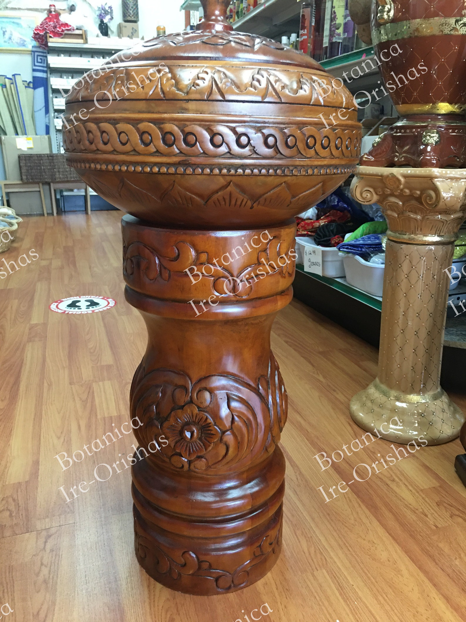 JUEGO SET Pilon Y Batea De Shango Chango Madera Tallado OAK - Etsy