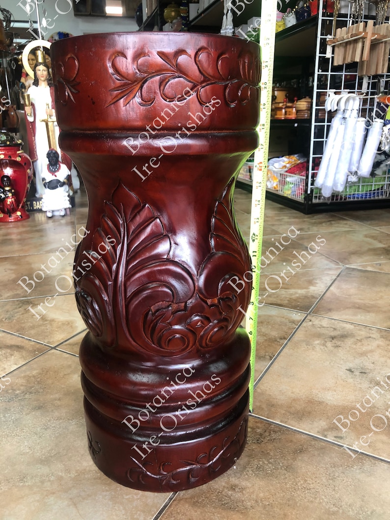 JUEGO SET Pilon Y Batea De Shango Chango Madera Tallado Cherry | Etsy