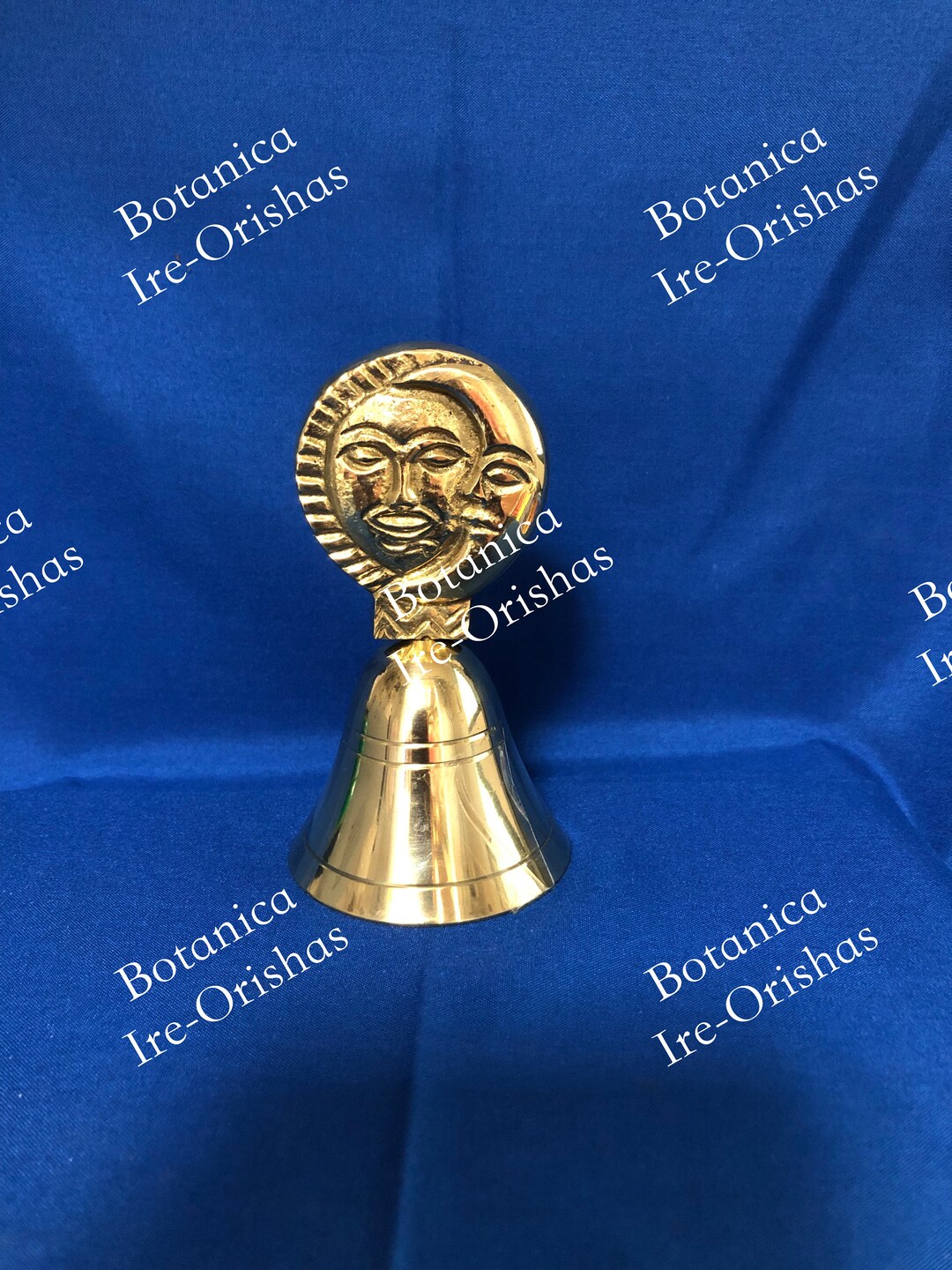 Campana Bell De Oshun Sol Y Luna En Bronze Religion Yoruba Ifa Santeria ...