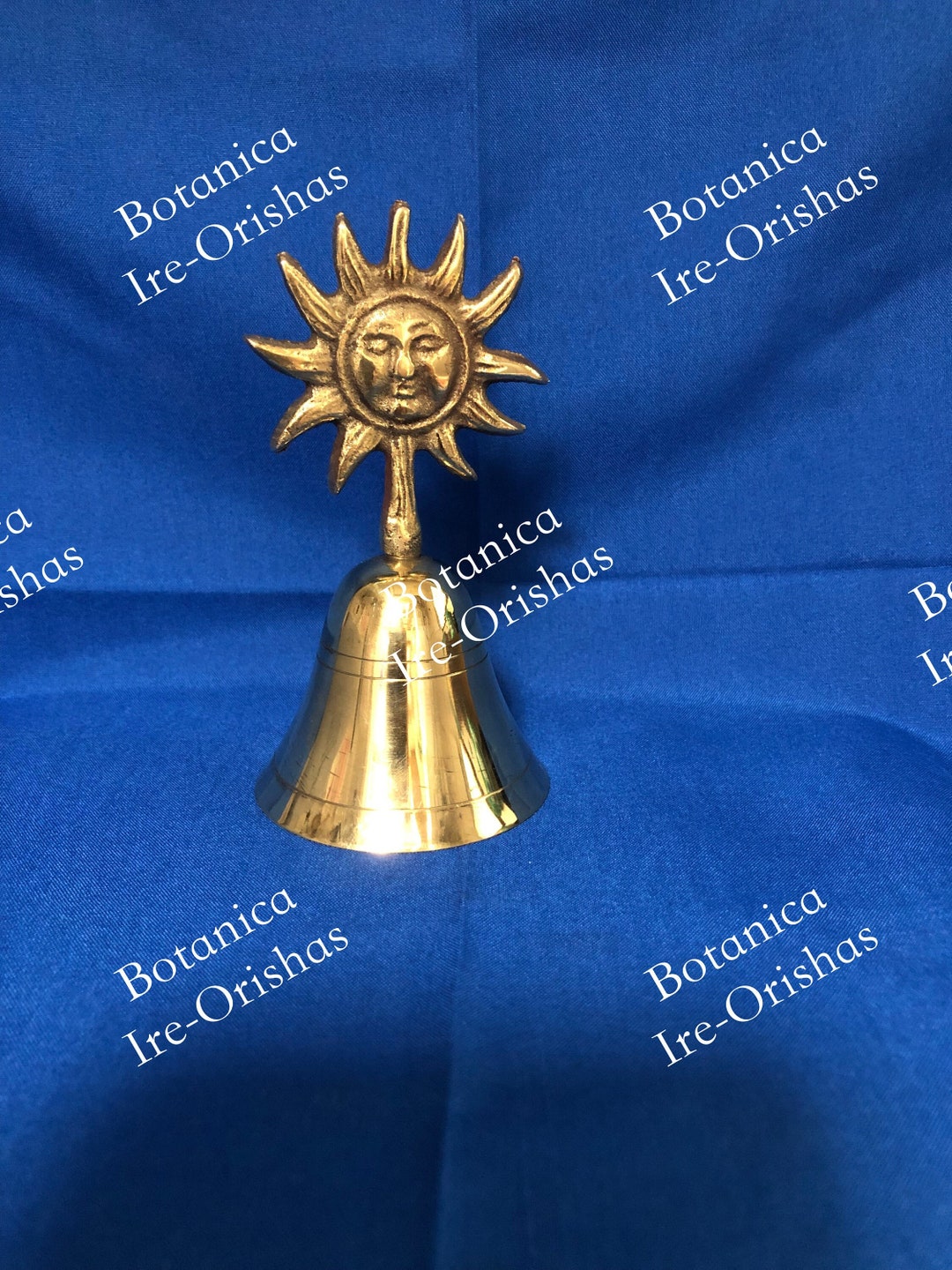 Campana Bell De Oshun Con Sol En Bronze Religion Yoruba Ifa Santeria - Etsy