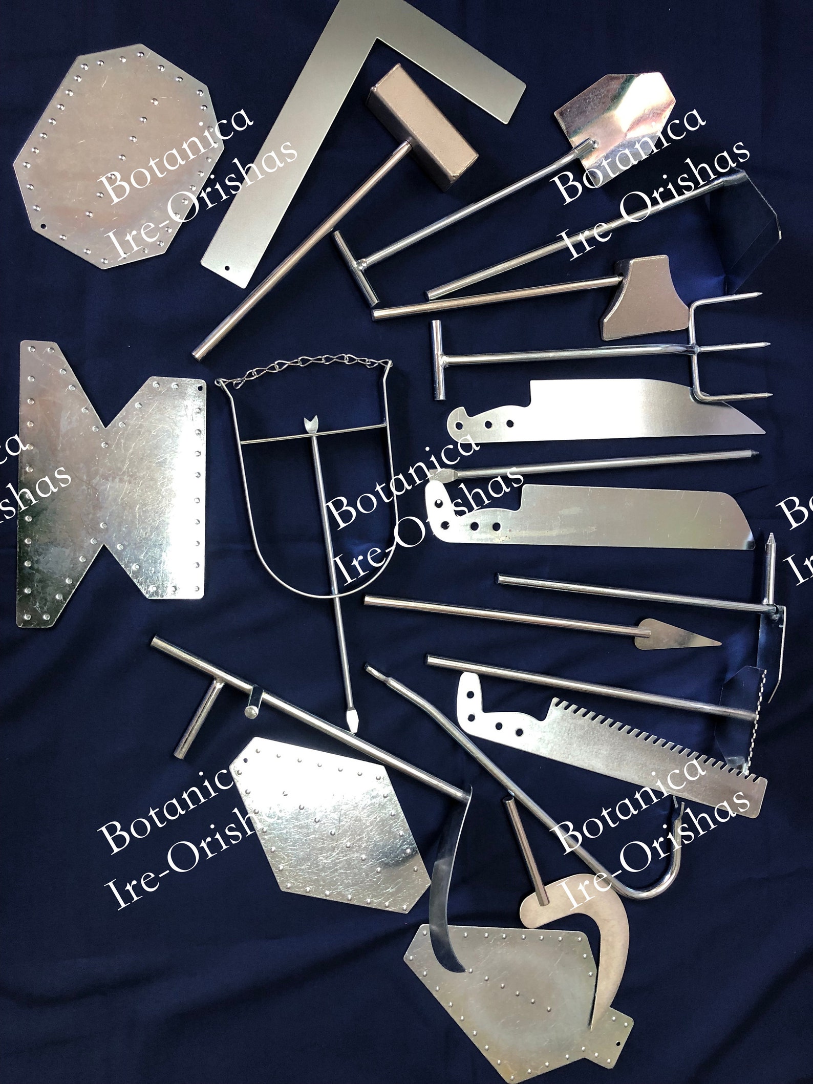 Herramientas De Ogun Oggun Guerrero Cabezero Religion Yoruba Ifa ...