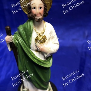 San Judas Tadeo Statue Estatua 5" Saint Jude Thaddeus Religion Orula ...