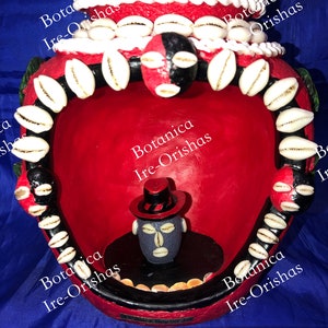 Casa Casita 12" Ile ELEGUA , ELEGGUA Esu Ifa Santeria Religion Yoruba ...