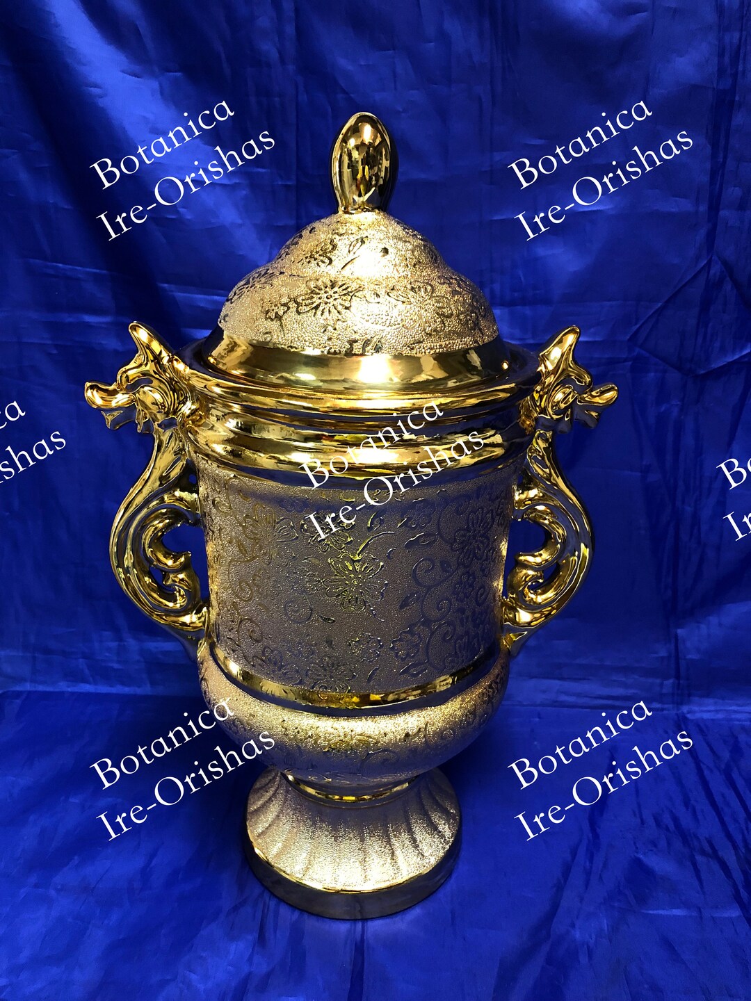 Sopera Tureen Tinaja De Oshun Ochun Gold Dorada Religion Yoruba Ifa ...