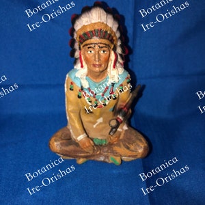 Estatua Statue INDIO Cacique INDIAN CHIEF - Etsy