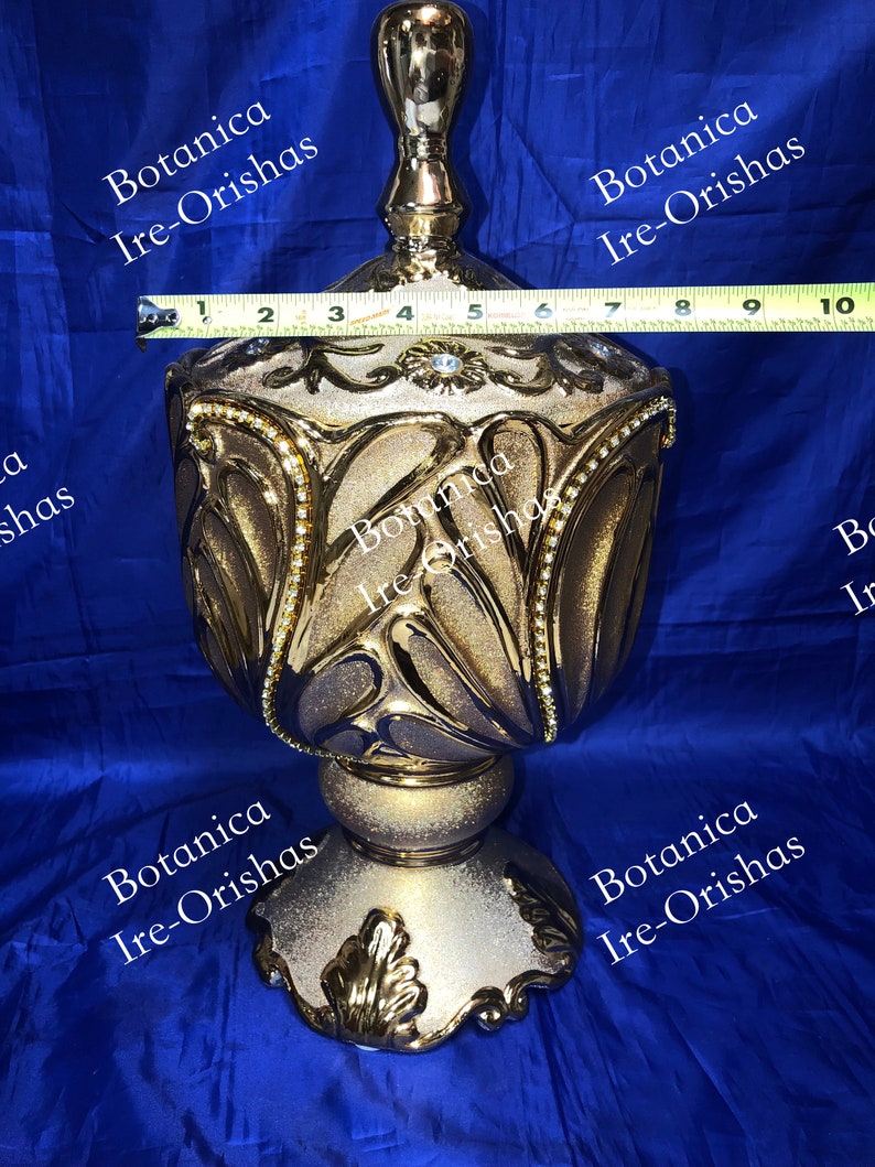 Sopera Tureen Tinaja De Oshun Dorada Religion Yoruba Ifa - Etsy