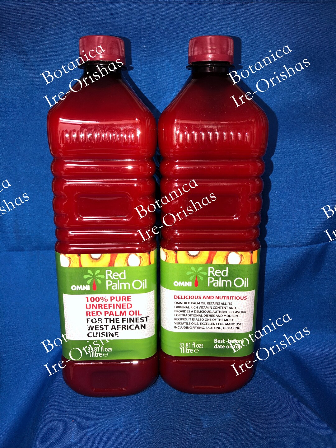 TWO Dos Manteca De Corojo 1LT EPO Red Palm Oil Ifa Santeria Religion ...