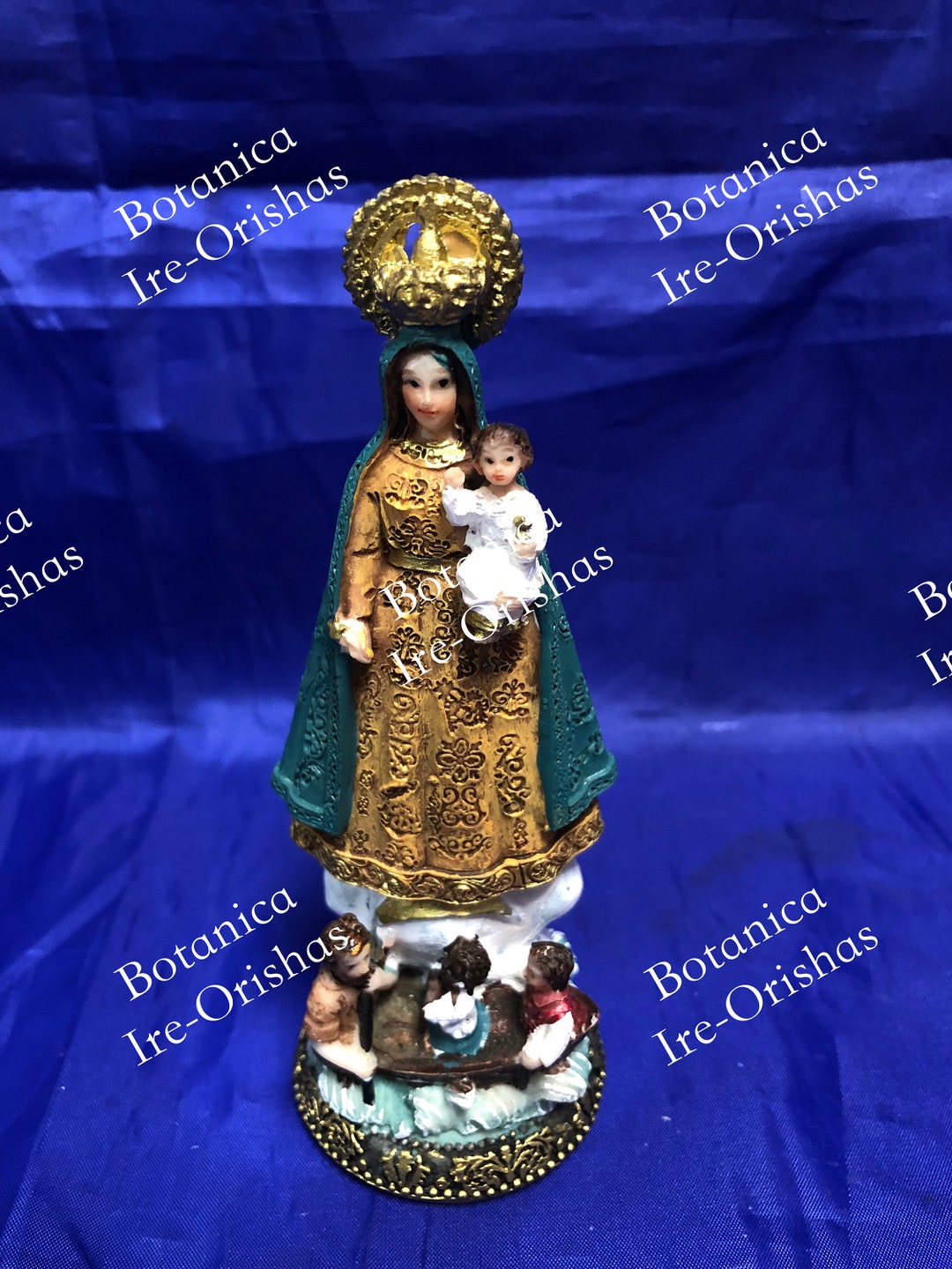 Estatua Statue Caridad Del Cobre OSHUN 5" Religion Yoruba Ifa Santeria ...