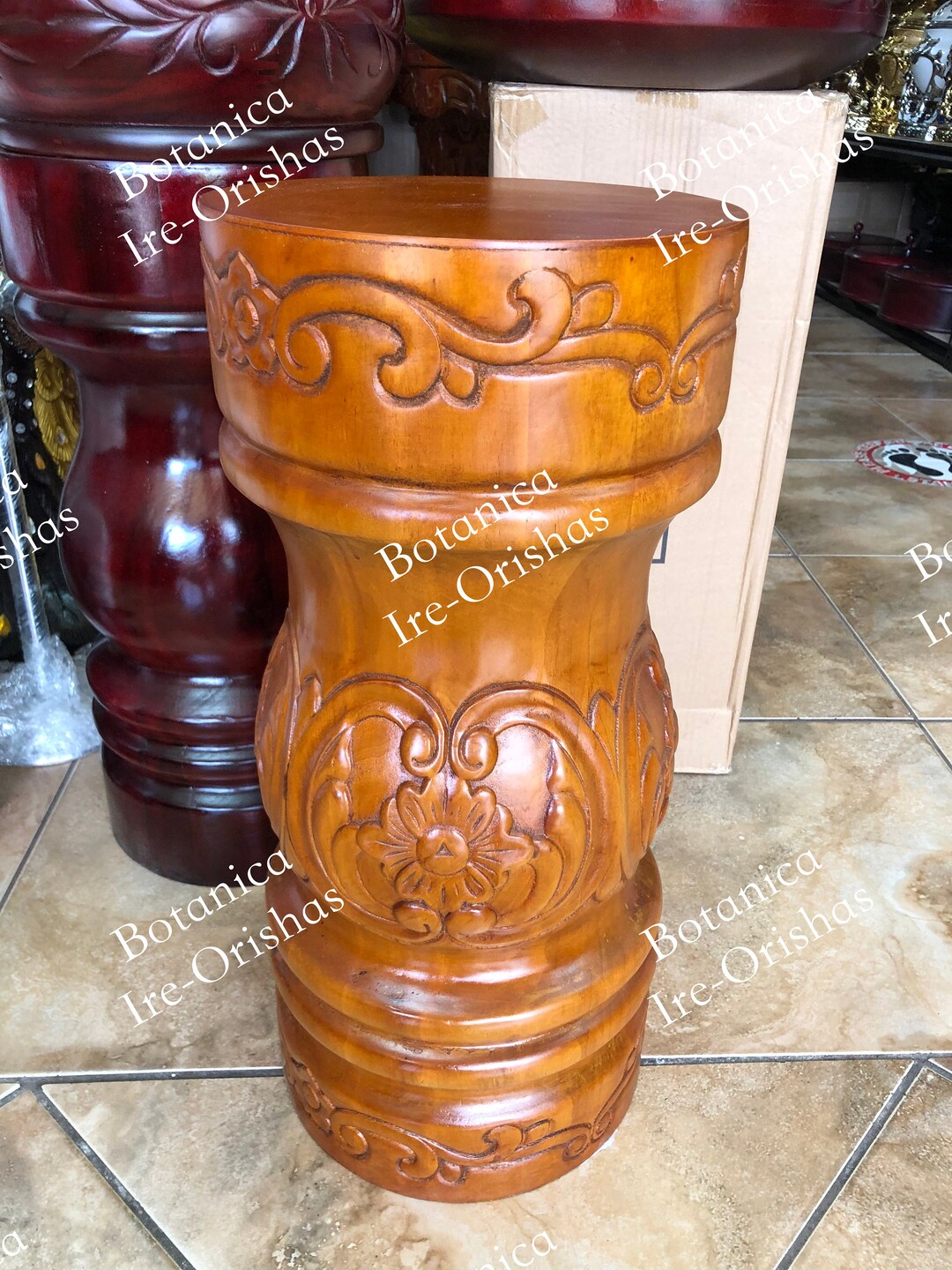 Pilon De Shango Chango Madera Tallado OAK - Etsy